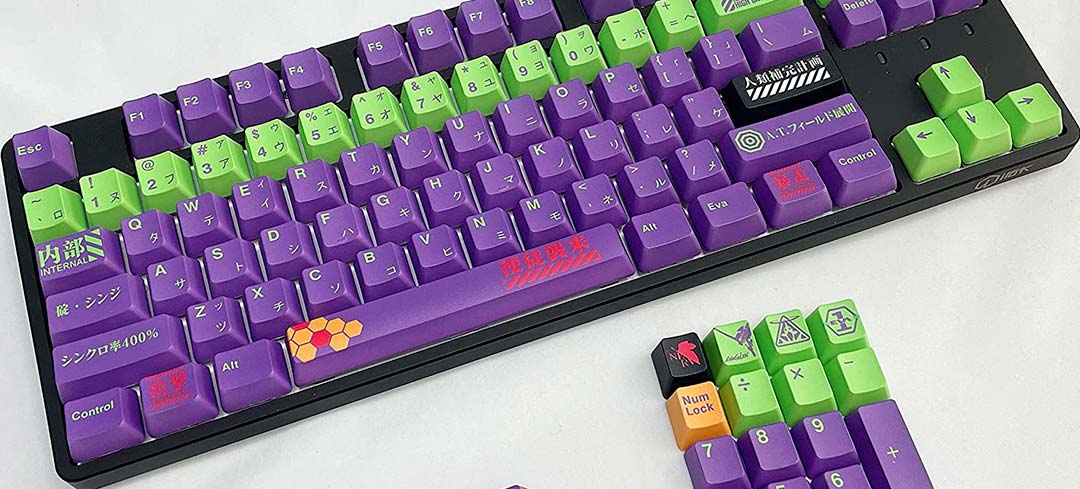 Keycaps EVANGELION | el MEJOR set de teclas de la serie【 PBT
