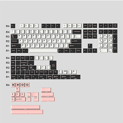 Keycaps para teclado mecánico ISO 【 europeo